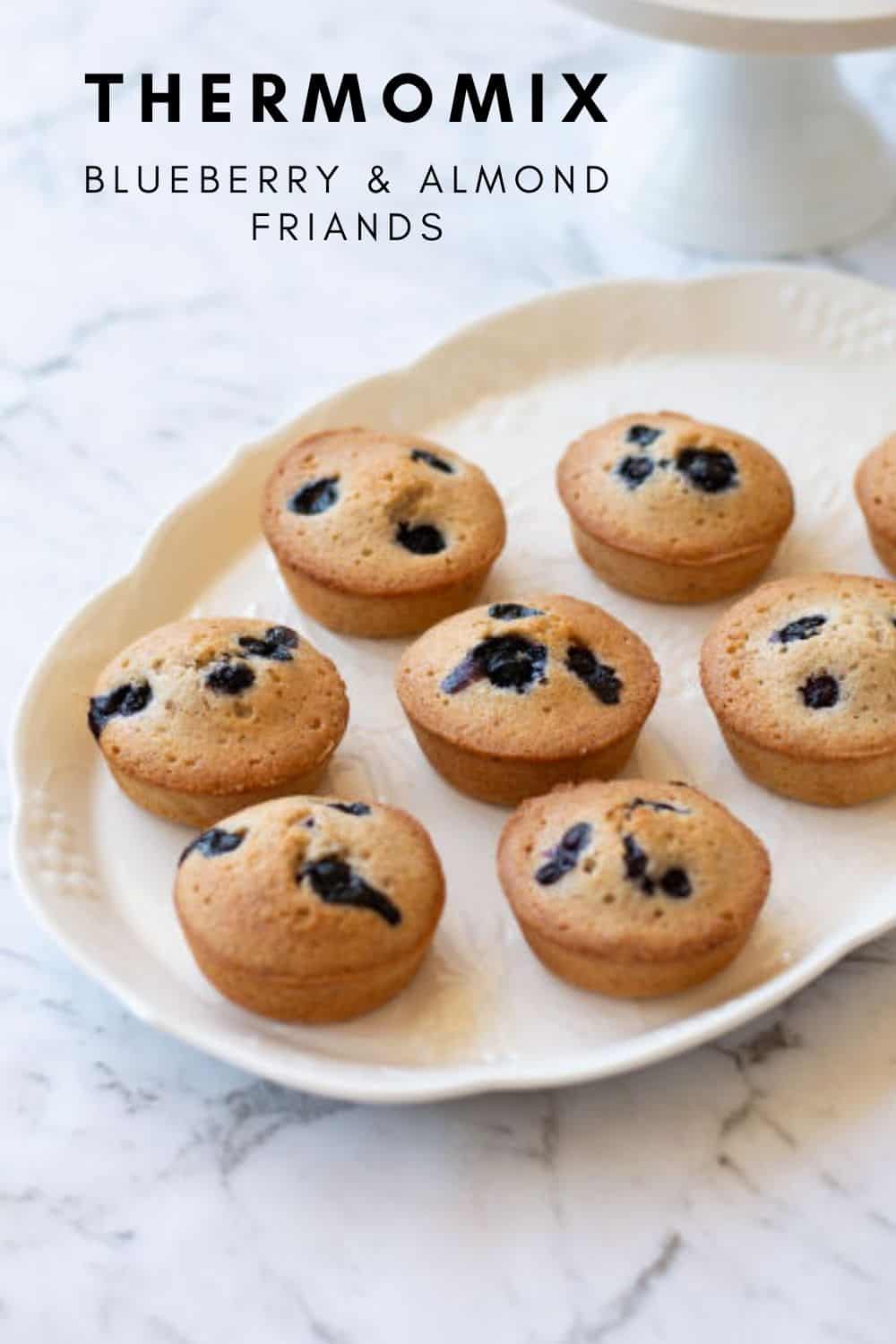 Thermomix Blueberry and Almond Friands - Thermo Diva