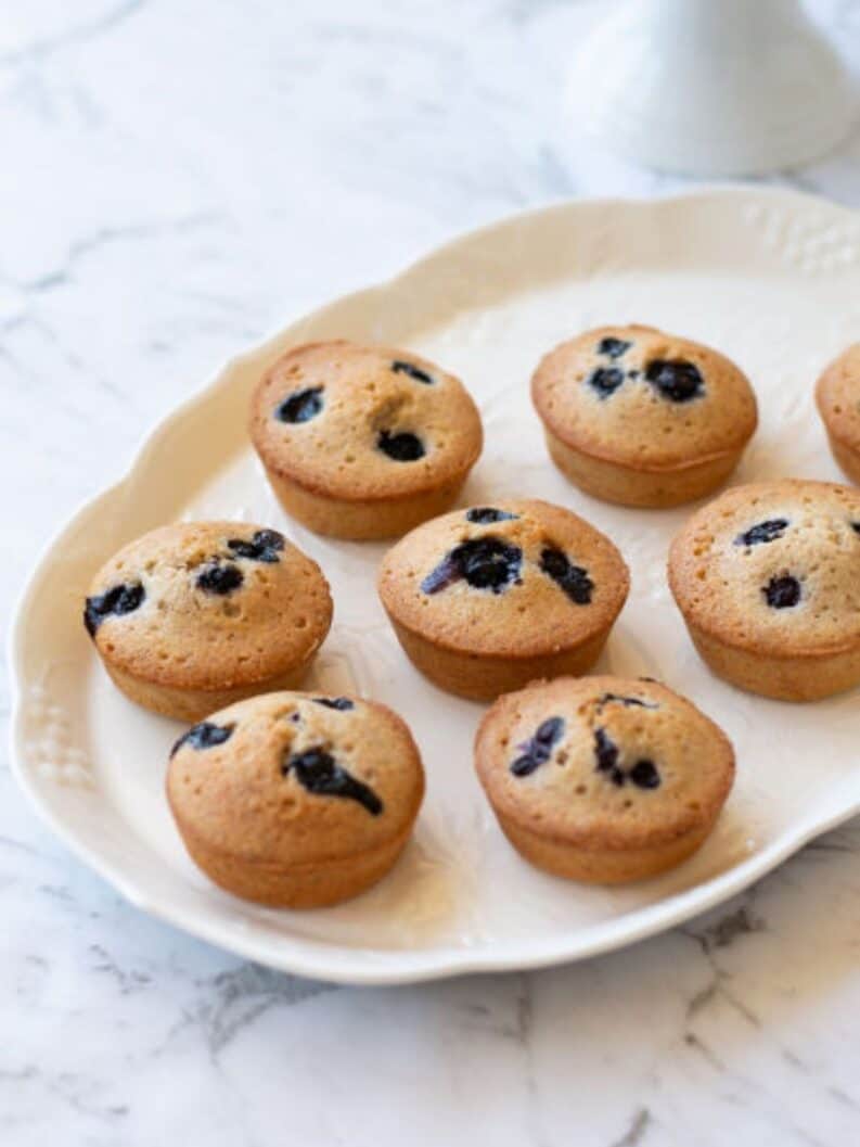 Thermomix Blueberry and Almond Friands - Thermo Diva