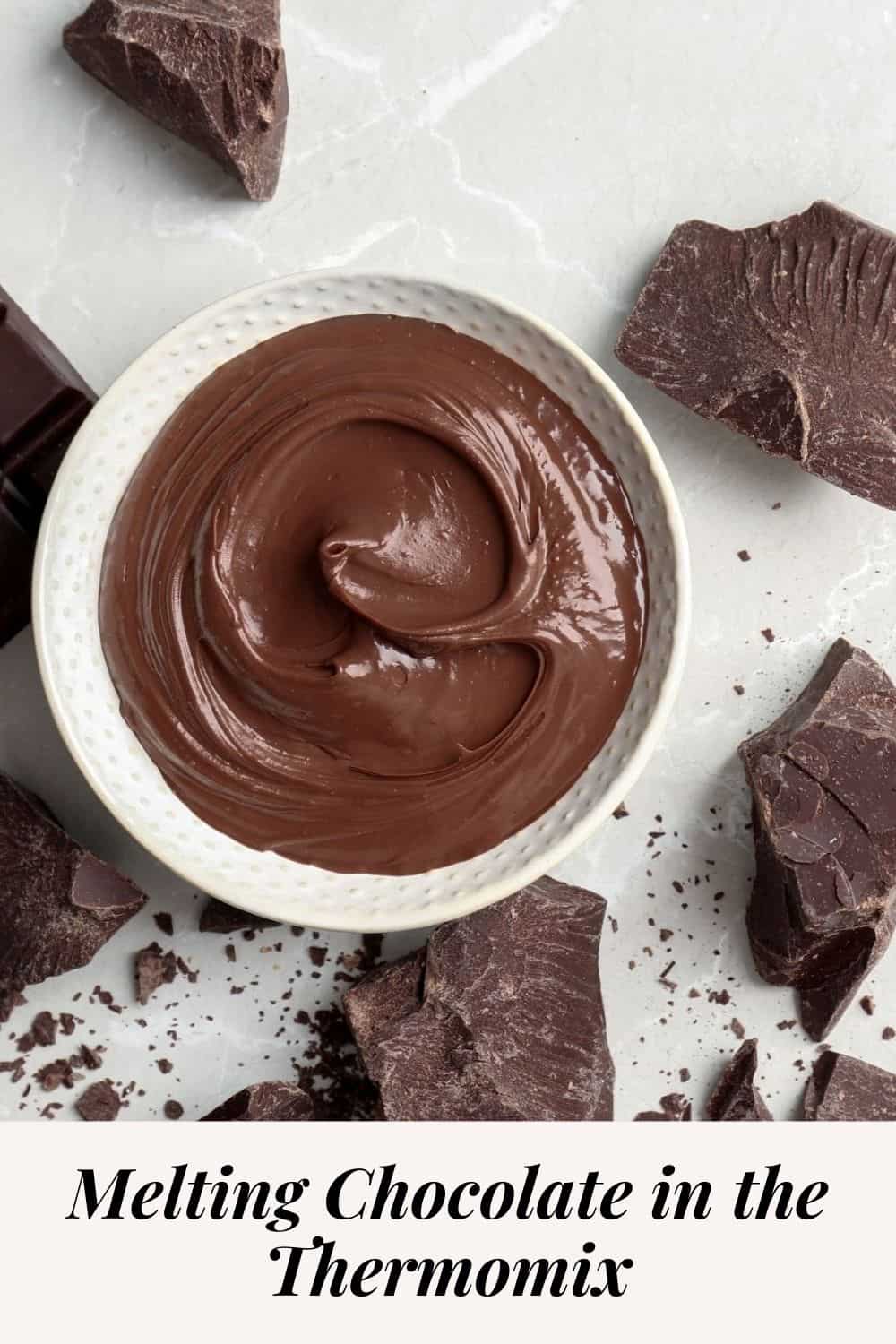 Melting Chocolate in the Thermomix - Thermo Diva